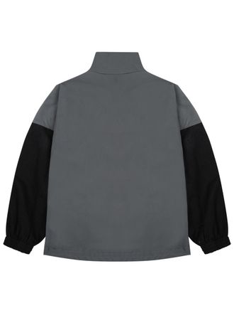 Balenciaga Logo-Print Polyester Jacket - Blue