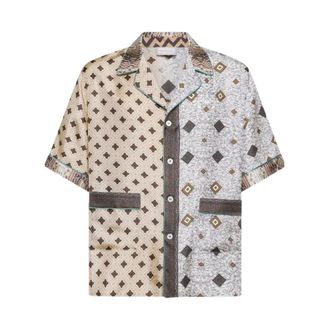 Pierre-Louis Mascia Homme, Chemises, Multicolore, Taille: M Short Sleeve Chemises
