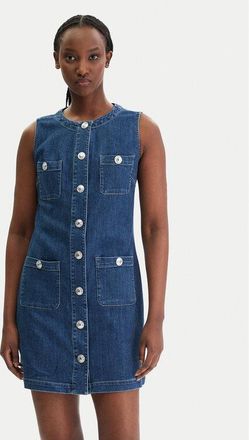 Liu Jo Kleid f&uuml;r den Alltag UA6334 D0275 Blau Regular Fit