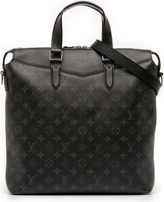 Louis Vuitton Hobo Bags - Monogram Eclipse Explorer Tote - Gr. unisize - in Schwarz - f&uuml;r Damen