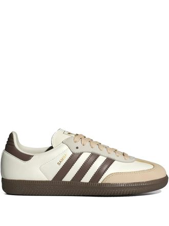 adidas baskets Samba Og &agrave; rayures - Vert