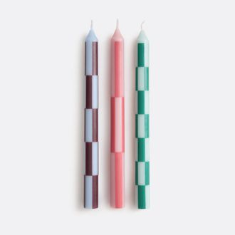 La Redoute Interieurs Lot De 3 Bougies Imprim&eacute;es Tabaka