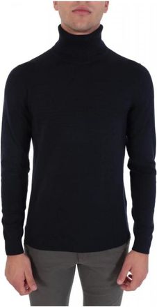 HUGO BOSS Homme, Pulls, Bleu, Taille: XL Knit Rollneck Siso