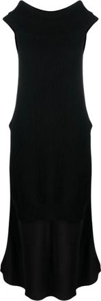 Semicouture Femme, Robes, Noir, Taille: 38 FR Robe en maille