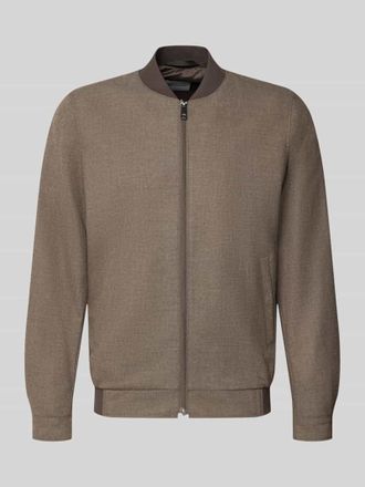 Roy Robson Regular Fit Bomberjacke aus elastischem Viskose-Mix