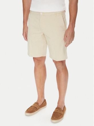 Mustang Jeans Mustang Stoffshorts Amsterdam 1016450 Beige Slim Fit