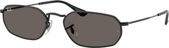 Ray-Ban Irregul&auml;re Vollkreis-Sonnenbrille - - Accessories - Herren - Schwarzk - 54 MM