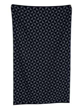 Emporio Armani Frottee-Strandhandtuch, Blau
