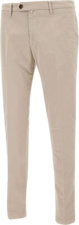 BRIGLIA 1949 Homme, Pantalons, Beige, Taille: 3XL Bg04 Pantalon en coton stretch