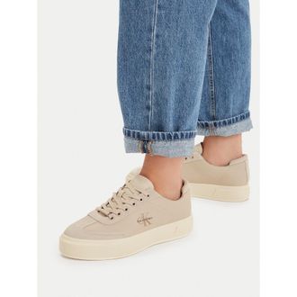 Calvin Klein Sneakers Calvin Klein Basket Cups Lup Wt Lth Su HW0HW02984 Beige