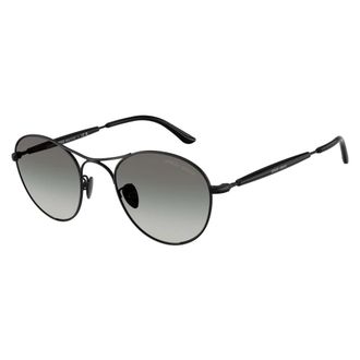 Giorgio Armani Eckige Sonnenbrille - - Accessories - Herren - Schwarzk - 50 MM