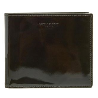 Saint Laurent Portemonnaie - East West Wallet - Gr. unisize - in Gr&uuml;n - f&uuml;r Damen