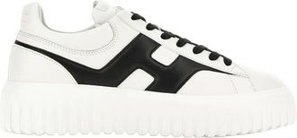 Hogan Low-Top Sneaker - Contemporary White Leather Sneakers - Gr. 10 - in Wei&szlig; - f&uuml;r Damen