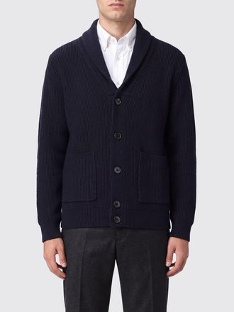 Roberto Collina Cardigan en laine vierge &agrave; col ch&acirc;le et poches plaqu&eacute;es