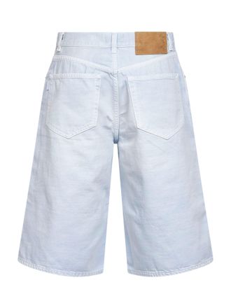Haikure Womens Bermuda Shorts New Becky Light Blue Cotton