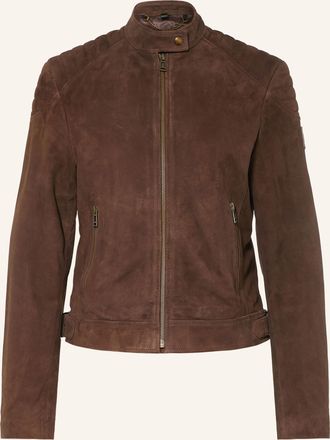 Belstaff Lederjacke Mollison braun