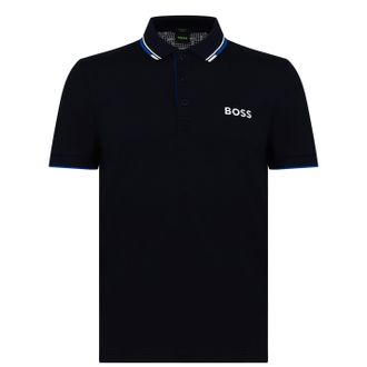 HUGO BOSS Paddy Pro Poloshirt f&uuml;r Herren, Baumwolle Piqu&eacute; (Marine)