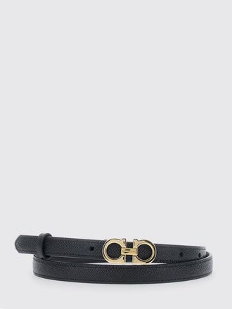 Ferragamo Ceinture r&eacute;glable Gancini en cuir de veau grain&eacute;