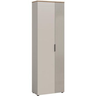 ebuy24 Slide Kleiderschrank 2 T&uuml;ren Kaschmir Dekor