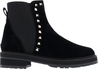 Pertini Femme, Chaussures, Noir, Taille: 41 EU Studded Booty Velvet
