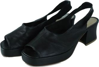 Bottega Veneta sandales à bride arrière 65 mm - Marron