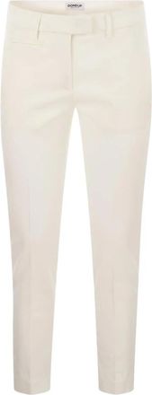 Dondup Femme, Pantalons, Blanc, Taille: W30 Pantalon Stretch Coupe Slim Parfaite