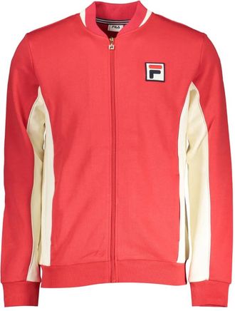 Fila Homme, Sport, Rouge, Taille: S Settanta Track Long Sleeve SweaT-shirt