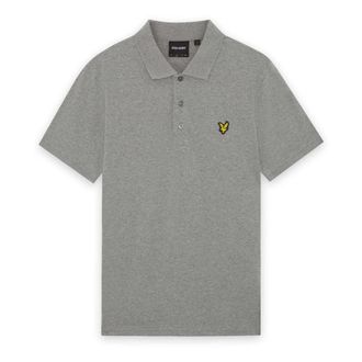 Lyle & Scott Homme, Tops, Gris, Taille: L Polo en jersey