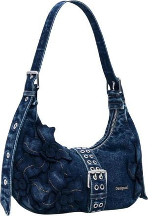 Desigual Femme, Sacs, Bleu, Taille: ONE Size Bag Curio Denim