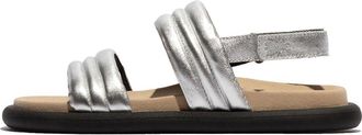 FLY London Fly London Damen POUL231FLY Sandal, Silver, 38 EU