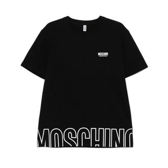 Moschino Homme, Tops, Noir, Taille: XL T-shirt noir pour homme