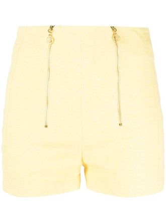 Patou short à double zip avant - Jaune