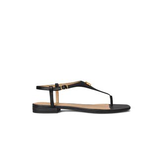 Ralph Lauren Sandales &agrave; bride cheville Everley II - Femme - Chaussures - Noir - Taille: 39 EU