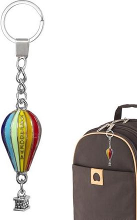 Generic Porte-clés Montgolfière, Porte-clés Ballon Arc-en- - Porte-clés Arc-en- De Charme De Sac - Porte-clés De Sac À Dos À Breloques, Porte-clés De Voiture 