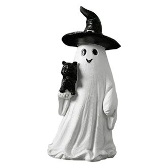 Generic Halloween Ghost Harz-Statue - Gruselige Tischdekoration, saisonale Figurenskulptur, Ornament f&uuml;r den Hof | Gruselige Dekoration des Urlaubsausstellung
