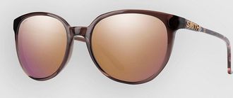 Smith Cheetah Rose Tortoise Sonnenbrille cp plrzd rose gold mirror