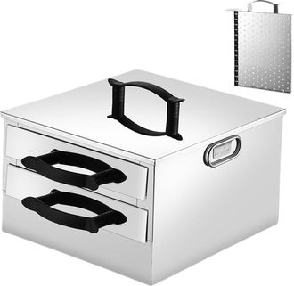 Baoblaze Edelstahl-Reisnudel-Dampfgarer, Reisnudelrollen-Maker, Rollkocher f&uuml;r kantonesische K&uuml;che mit Tabletts, 304 2-lagig