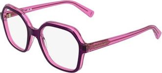 Longchamp LO2796 506 Lunettes transparentes pour femme Purple/Fucsia 53/19/140