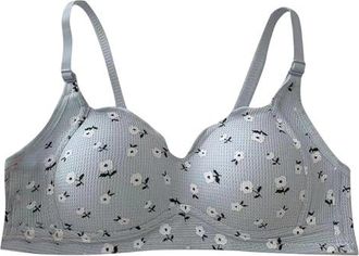 Generic Et sous-v&ecirc;tements pour femmes pour prot&eacute;ger la poitrine, impression fra&icirc;che et tissu confortable, bleu, 38