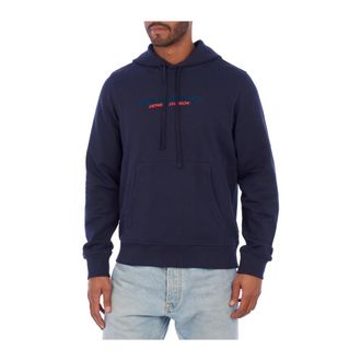 Diesel Urbaner Hoodie mit Grafikprint - - Sweatshirts & Hoodies - Herren - Blau - L