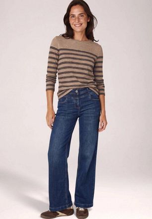 Cecil Langarmshirt aus softem Materialmix
