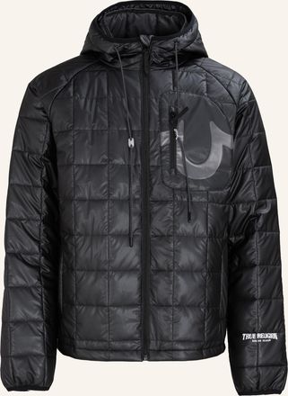 True Religion Puffer-Jacke schwarz