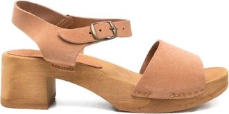 Bosabo Cuir Daim Medium Heel T. 050 Sandals