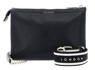 Ted Baker Cuir sac &agrave; &eacute;paule bandouli&egrave;re Larinda Webbing Leather Crossbody Bag Black noir