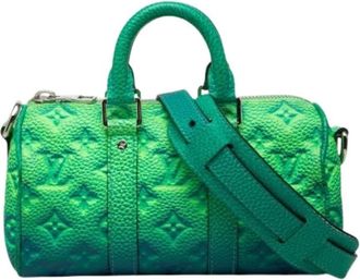 Louis Vuitton Pre-owned Keepall XS - Femme - Pre-owned - Vert - Taille: ONE Size