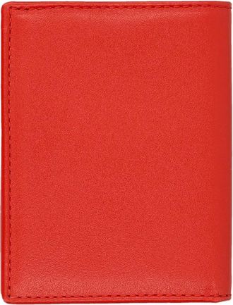 Comme Des Gar&ccedil;ons Portemonnaies - Red Leather Cardholder With Multiple Slots - Gr. unisize - in Rot - f&uuml;r Damen
