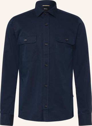 HUGO BOSS Hemd Rob Casual Fit blau