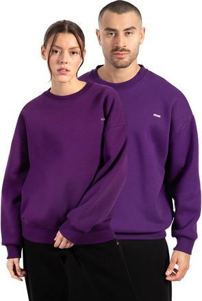 Smilodox Sweatshirt Unisex Riven, Oversize Fit Pullover mit Graviertem Metalllabel, Langarmshirt aus weichem Material, Bequemes Tragegef&uuml;hl, vielseitig kombini