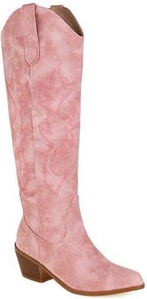 Generic Bottines De Cowboy pour Femme, Brod&eacute;es, Talon Moyen Et Bout Pointu, Chaussures Style Western, Bottes Habill&eacute;es D&eacute;contract&eacute;es pour Lautomne Et lhiver-P