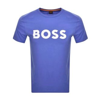 HUGO BOSS Homme, Tops, Violet, Taille: L Thinking 1 T-shirt Violette avec Logo